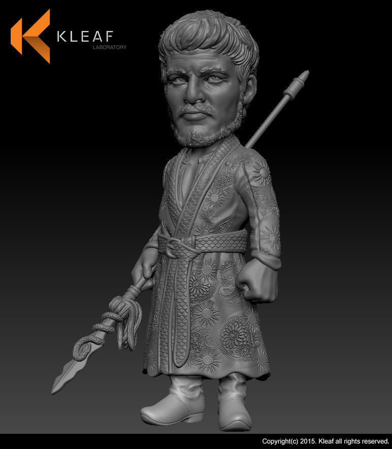 Game of Thrones - Oberyn Martell 3D model 3D printable | CGTrader