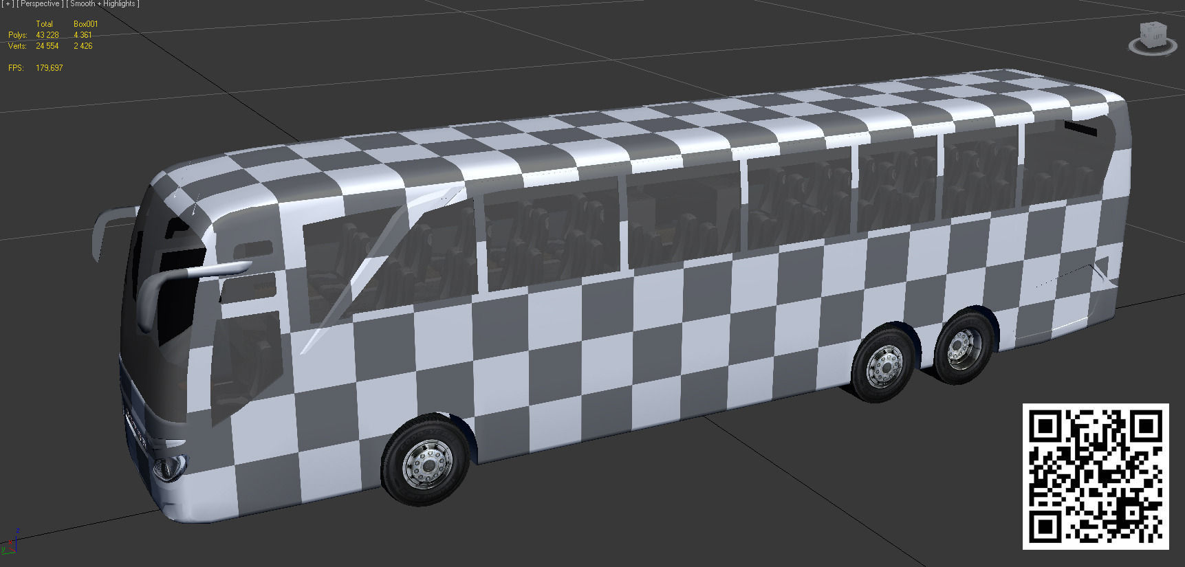 3D model Setra S 516 HDH VR / AR / low-poly rigged animated | CGTrader