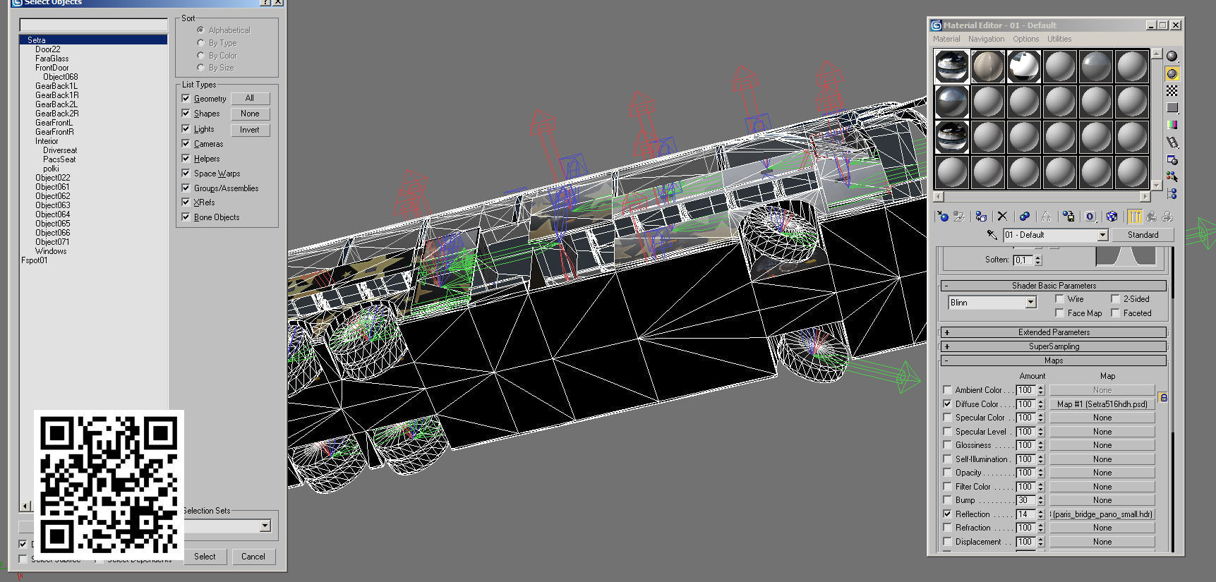 3D model Setra S 516 HDH VR / AR / low-poly rigged animated | CGTrader