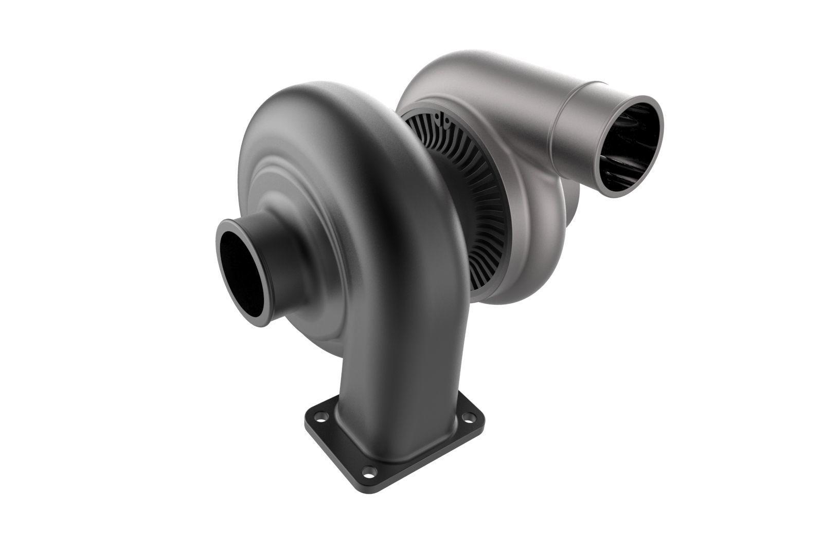 Turbocharger turbo 3D model 3D printable | CGTrader