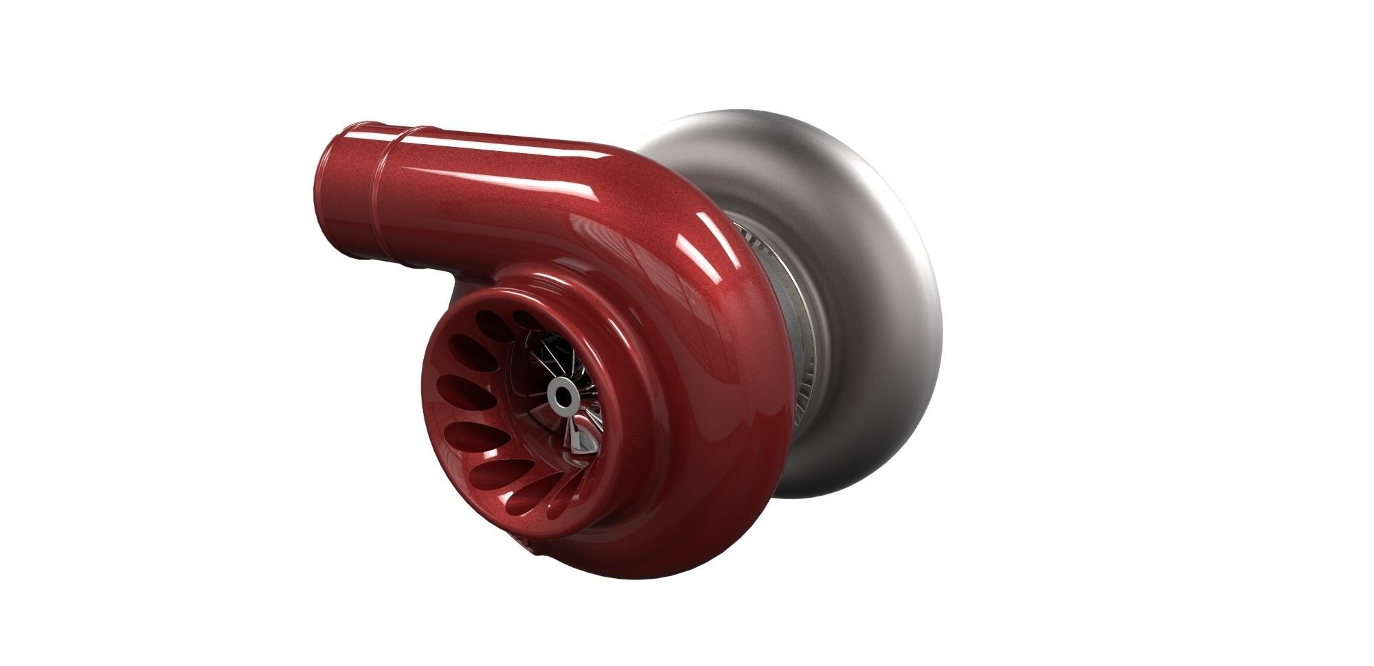 Turbocharger turbo 3D model 3D printable | CGTrader