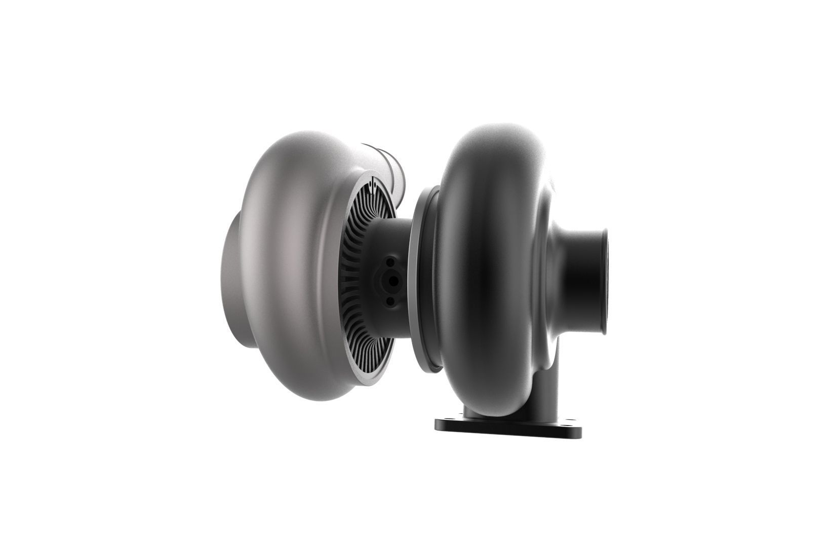 Turbocharger turbo 3D model 3D printable | CGTrader