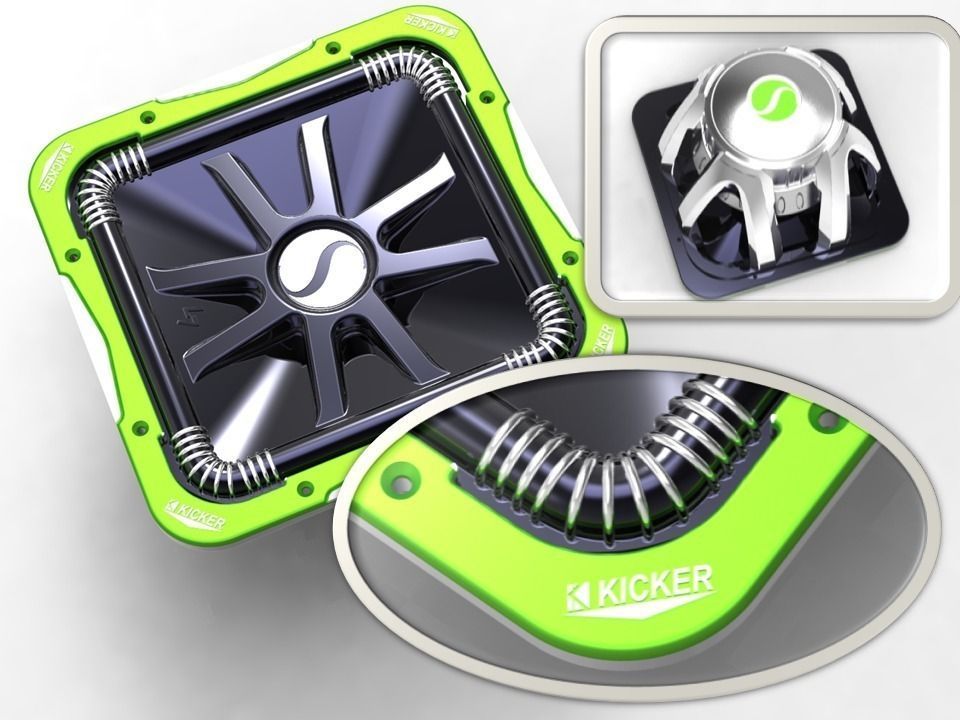 Kicker 15 L7 S15L7 subwoofer 3D model 3D printable | CGTrader