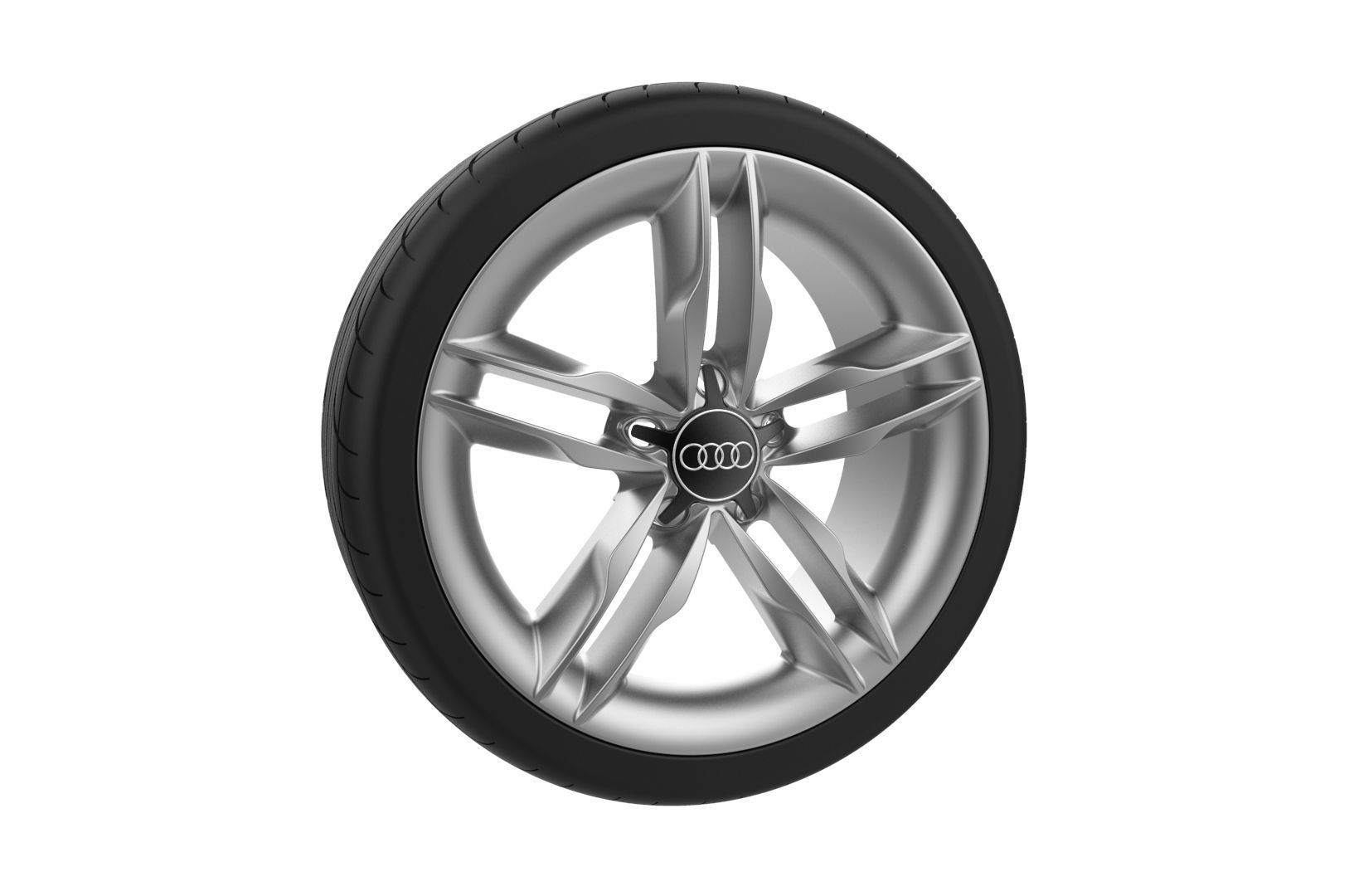 Audi Car Wheel Rim 3D model 3D printable | CGTrader