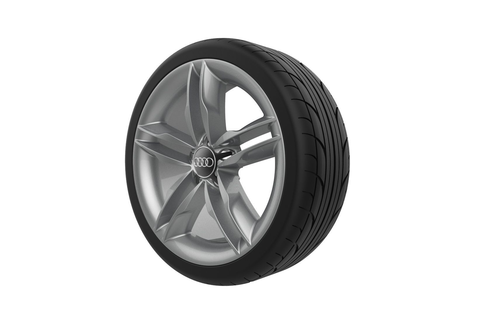 Audi Car Wheel Rim 3D model 3D printable | CGTrader