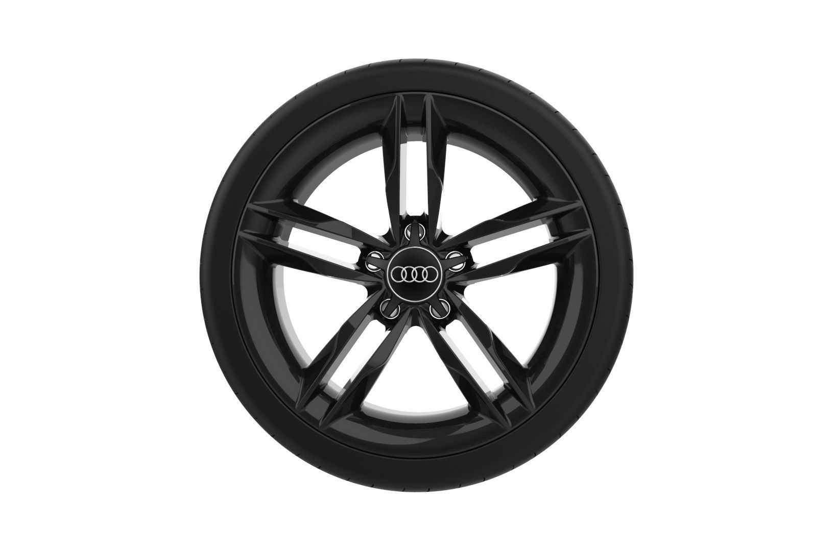 Audi Car Wheel Rim 3D model 3D printable | CGTrader