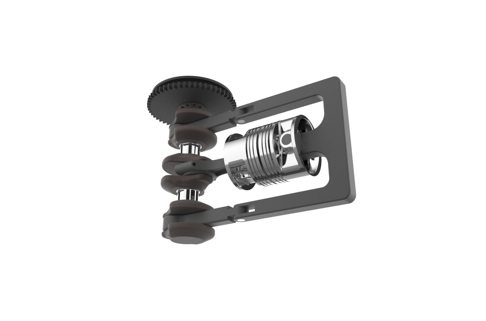 Reciprocating Opposite Piston Engine 3D model 3D printable | CGTrader