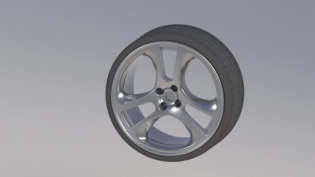 Alfa Romeo Mito Car Wheel Rim 3D model 3D printable | CGTrader
