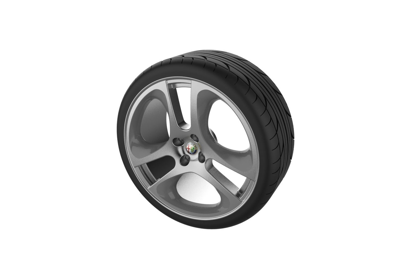 Alfa Romeo Mito Car Wheel Rim 3D model 3D printable | CGTrader