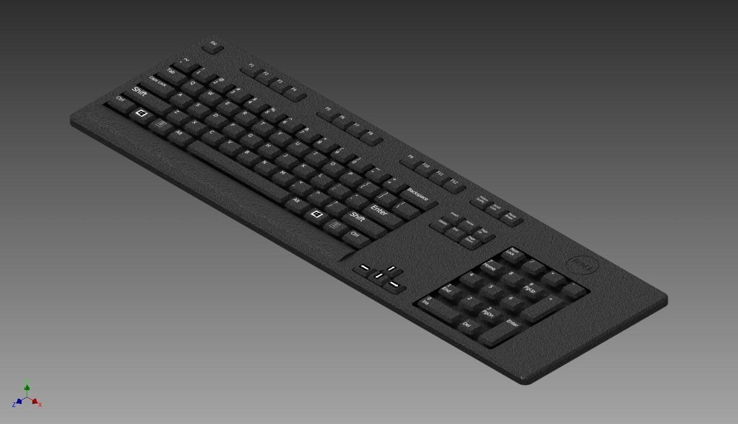 DELL Computer free 3D model | CGTrader