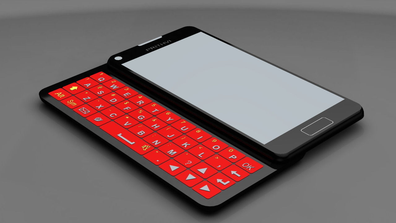 Qwerty Mobile 3D model | CGTrader