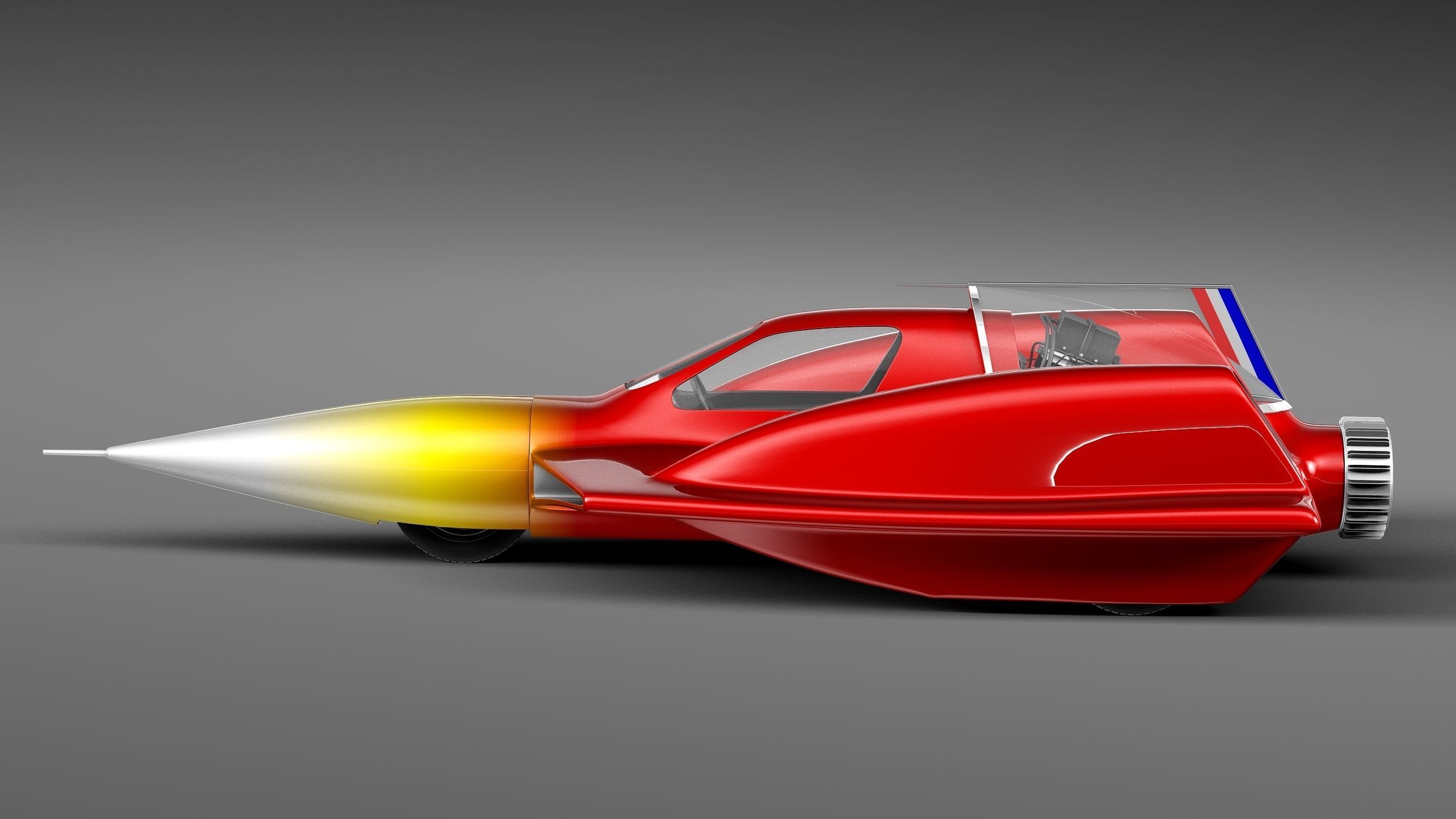 Turbo Sonic Concept Car Free Sample Model free 3D model | CGTrader