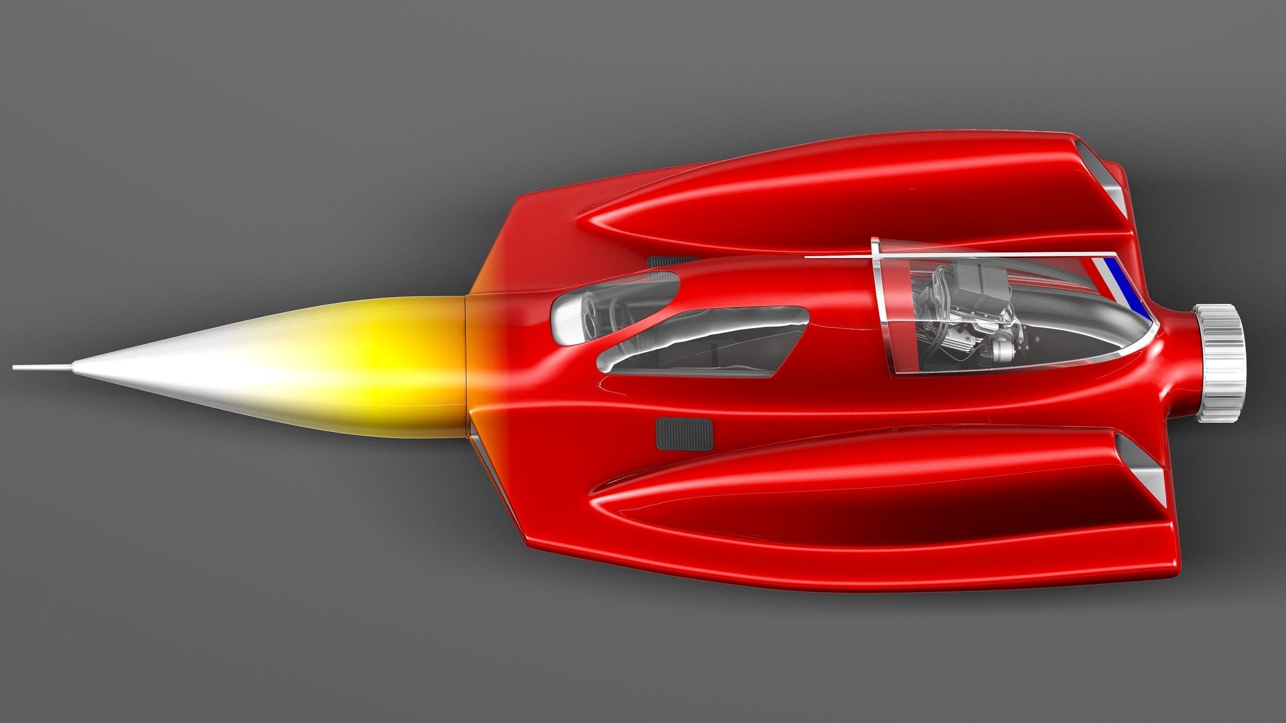 Turbo Sonic Concept Car Free Sample Model free 3D model | CGTrader