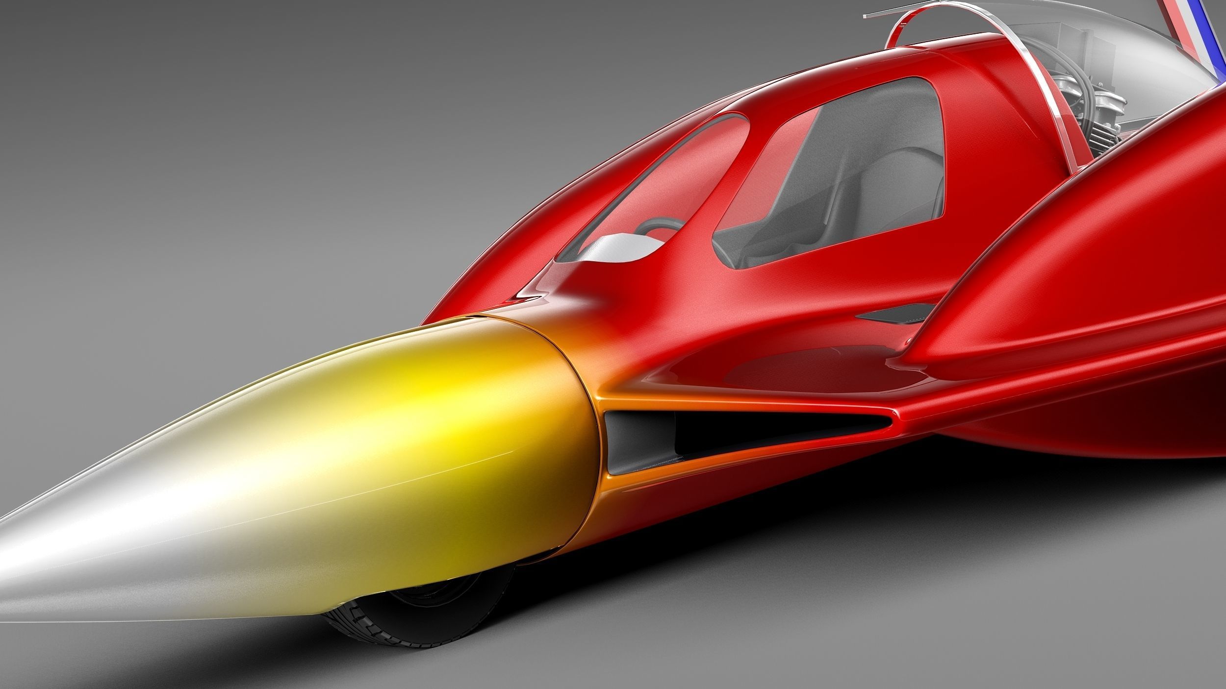 Turbo Sonic Concept Car Free Sample Model free 3D model | CGTrader