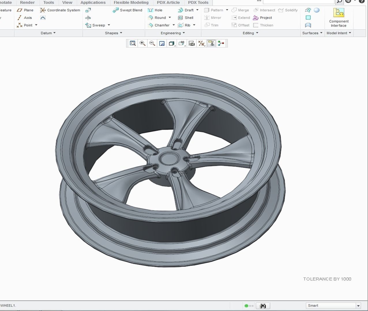 Wheel01 wheel Inventor free 3D model | CGTrader