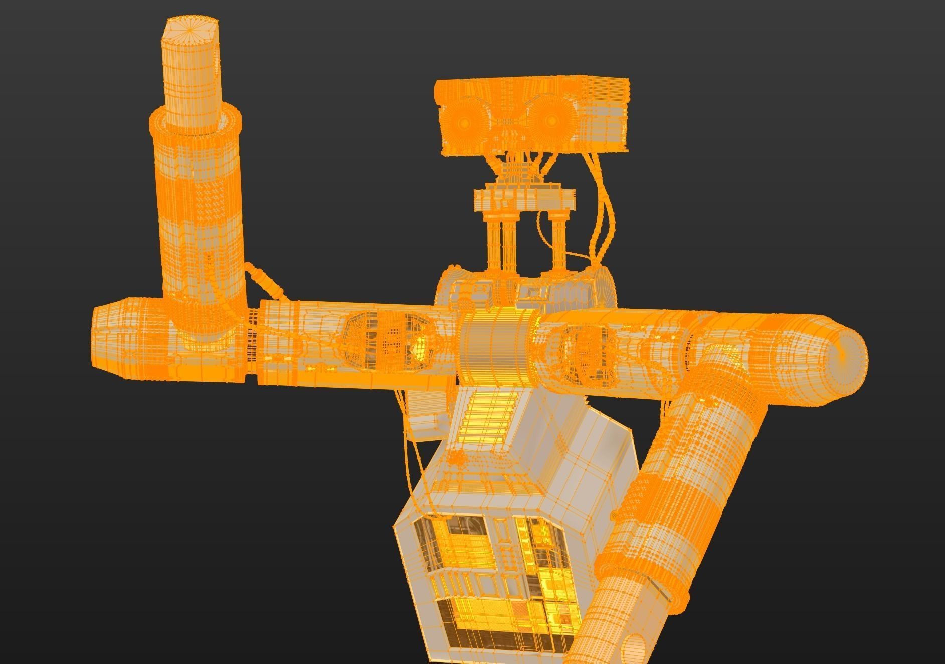 Robot with arms and legs 3D model | CGTrader