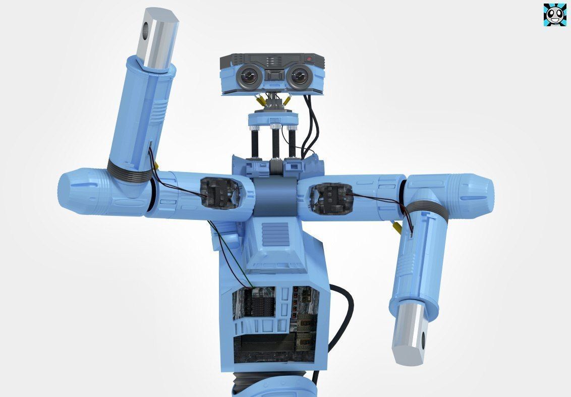 Robot with arms and legs 3D model | CGTrader
