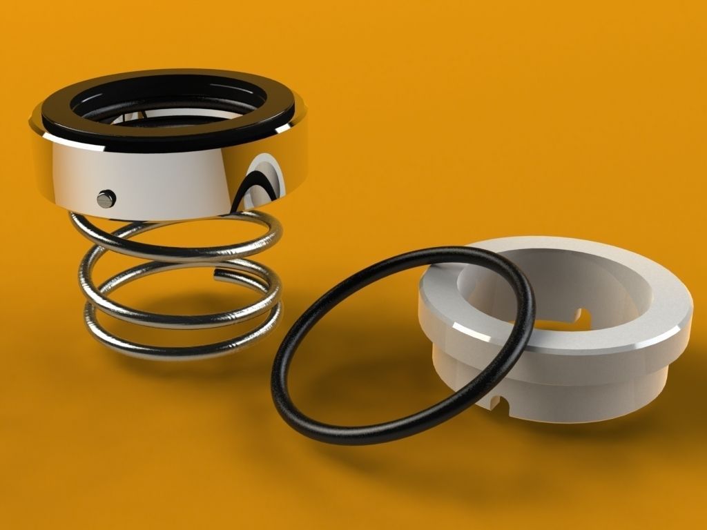Mechanical seal free 3D model | CGTrader