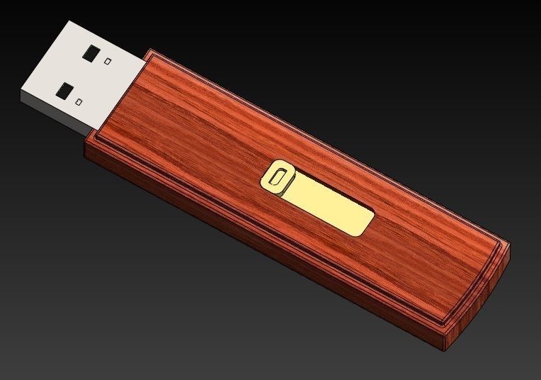 Pen-Drive free 3D model | CGTrader