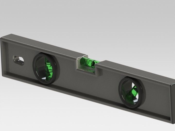 spirit level free 3D model | CGTrader