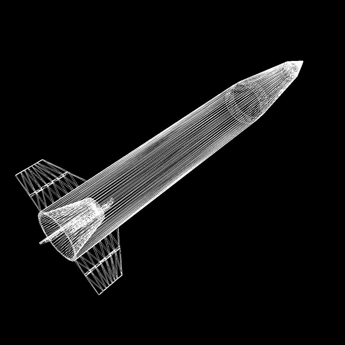 Lora Missile 3D model | CGTrader