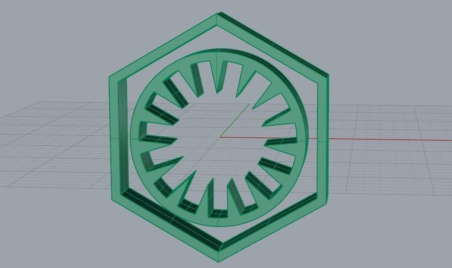 Star Wars The New Order Logo free 3D model | CGTrader