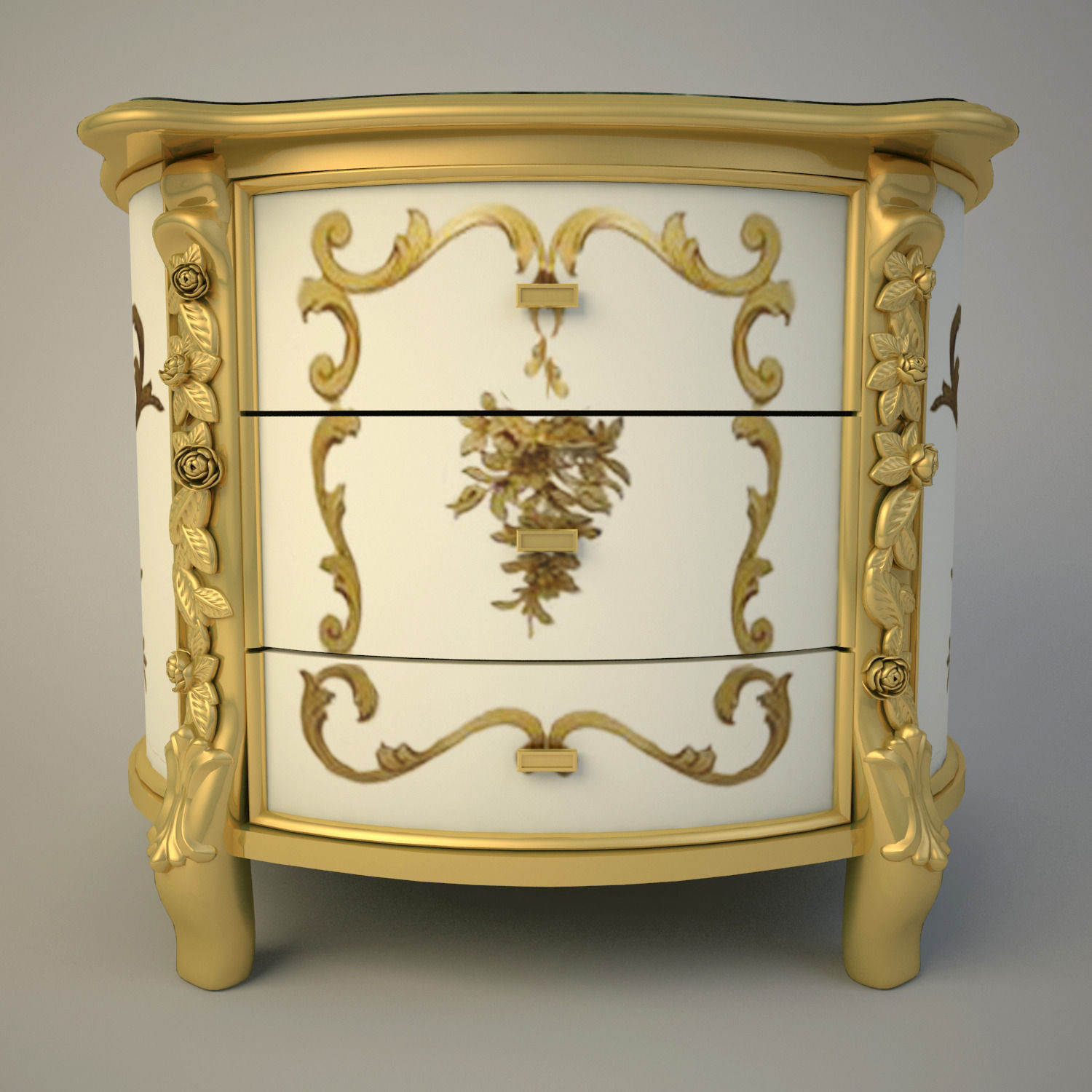 Night table Meroni Francesco Amanda 3D model | CGTrader