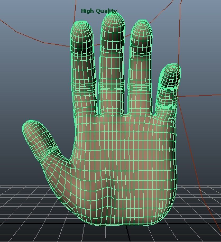Human Hand 3D model 3D printable | CGTrader