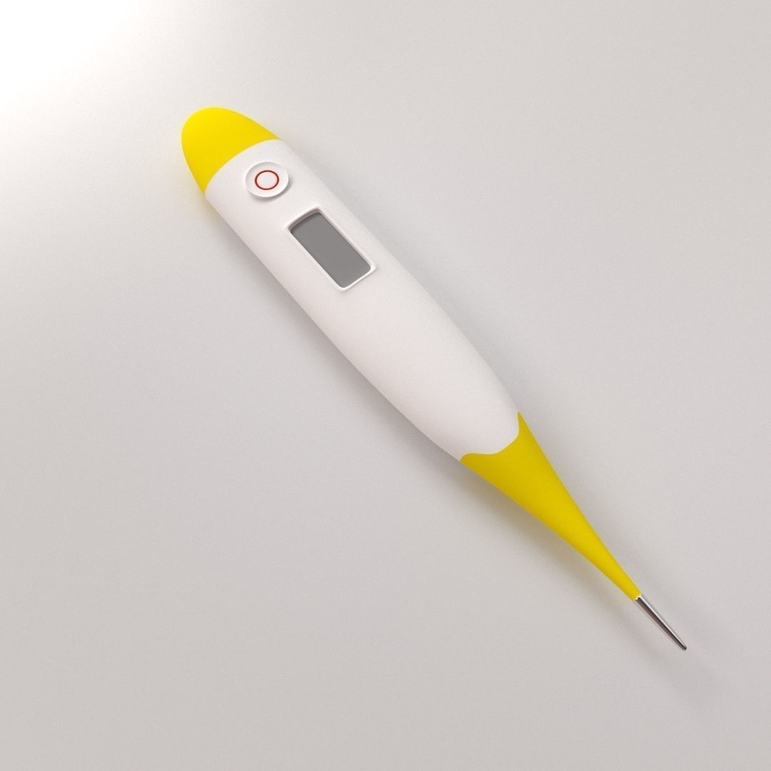 Digital Thermometer 3D model | CGTrader