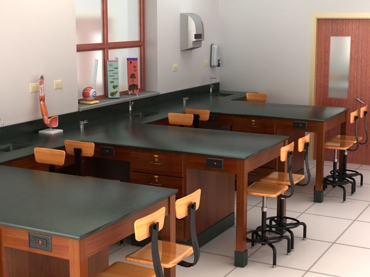 Science Laboratory 01 3D model | CGTrader