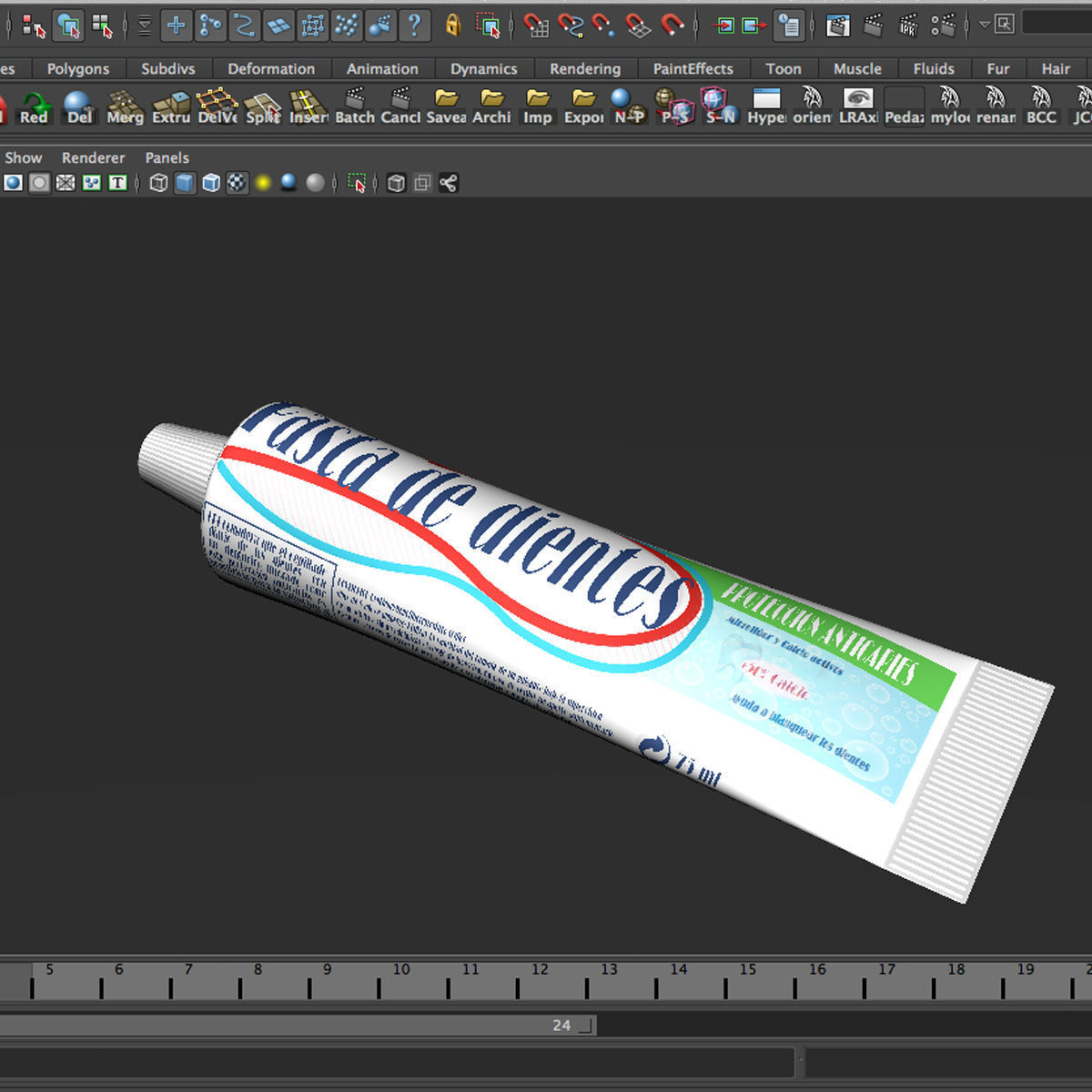 Toothpaste tube 3D model | CGTrader