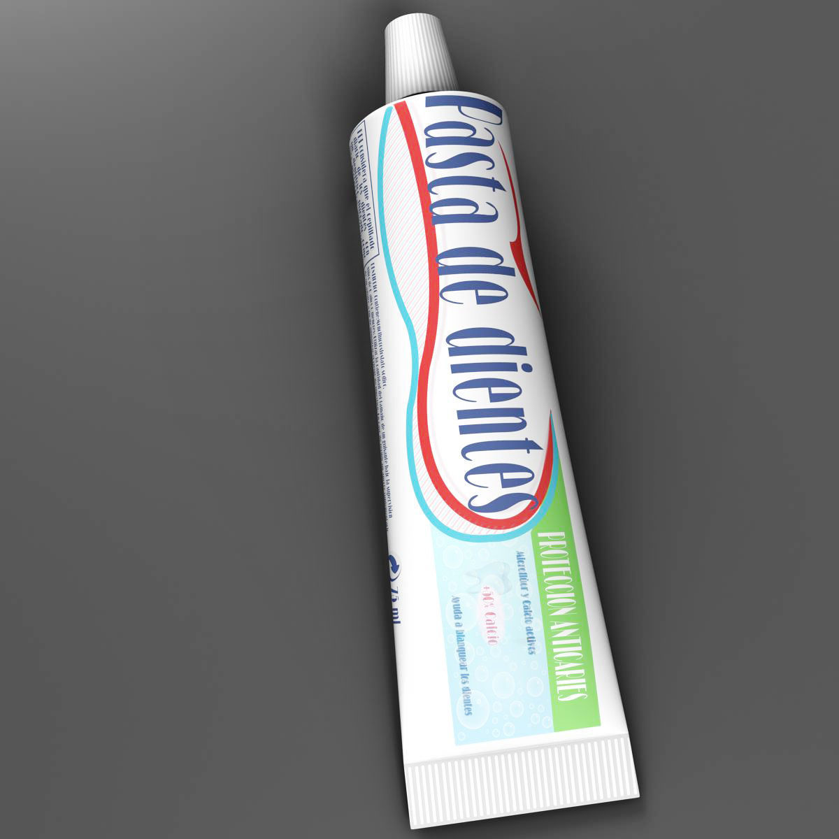 Toothpaste tube 3D model | CGTrader