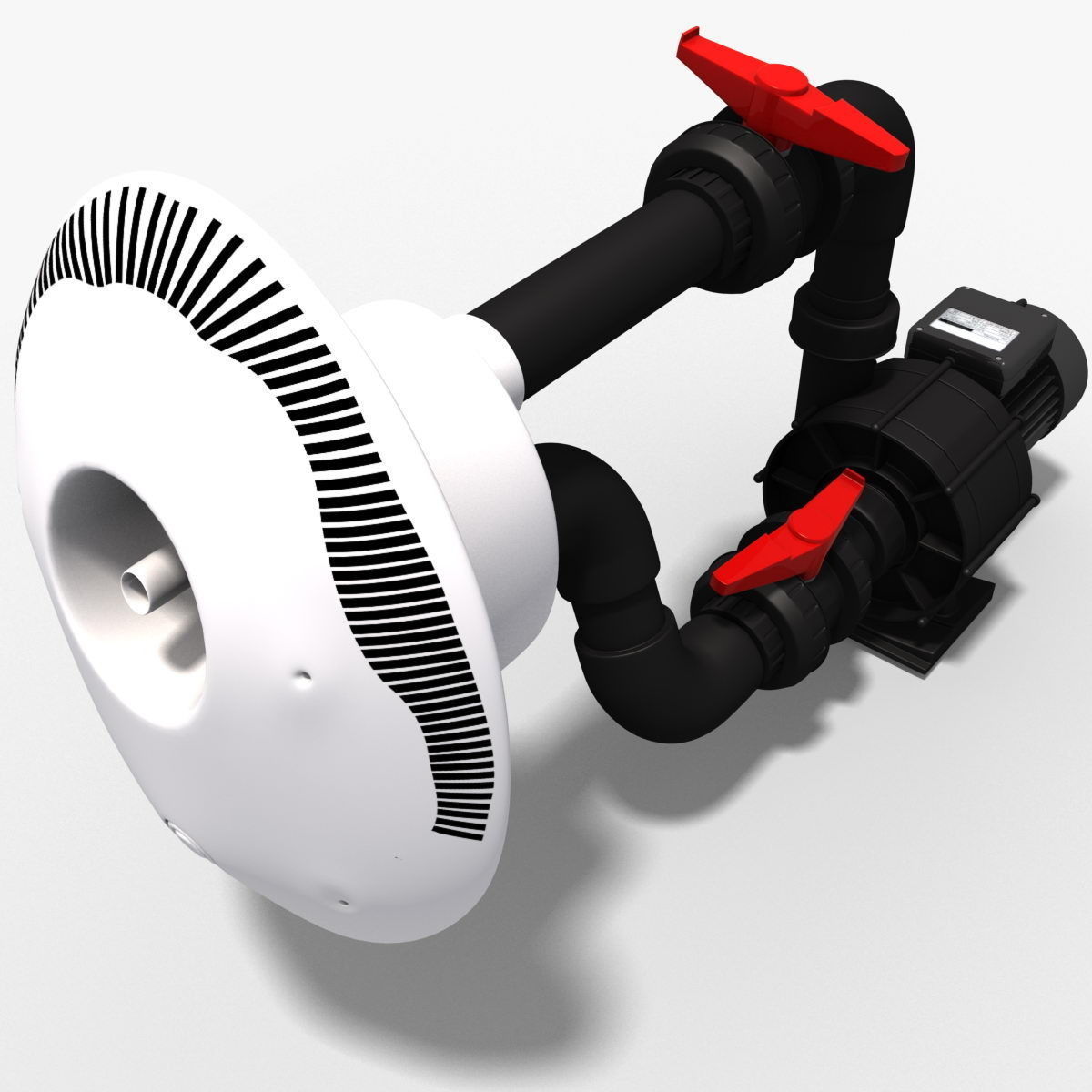 CounterFlow water pump 3D model | CGTrader