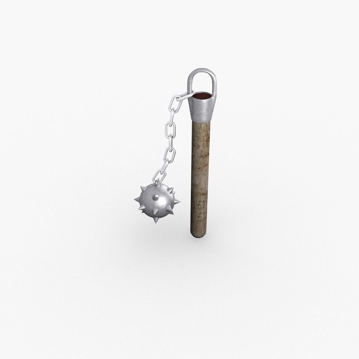 Flail wooden stick with ball 3D model | CGTrader