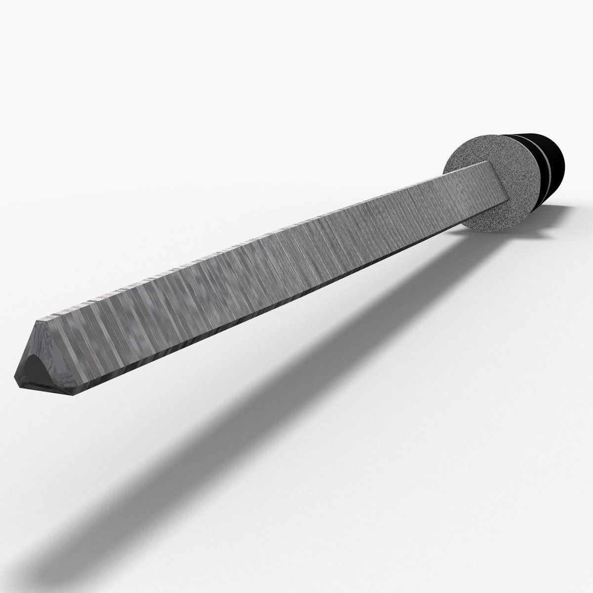 Hand file three sides 3D model | CGTrader