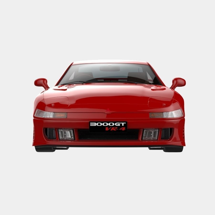 1990 Mitsubishi 3000GT 3D model | CGTrader