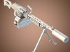 Kalashnikov Barsuk AEK-999 Machine Gun 3D model | CGTrader