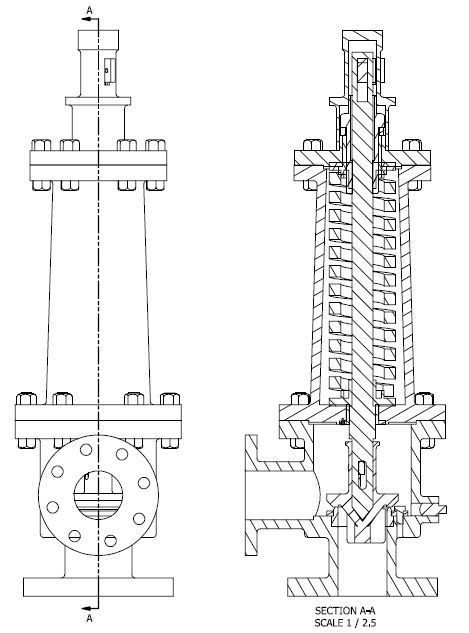Spring loaded safety valve free 3D model | CGTrader