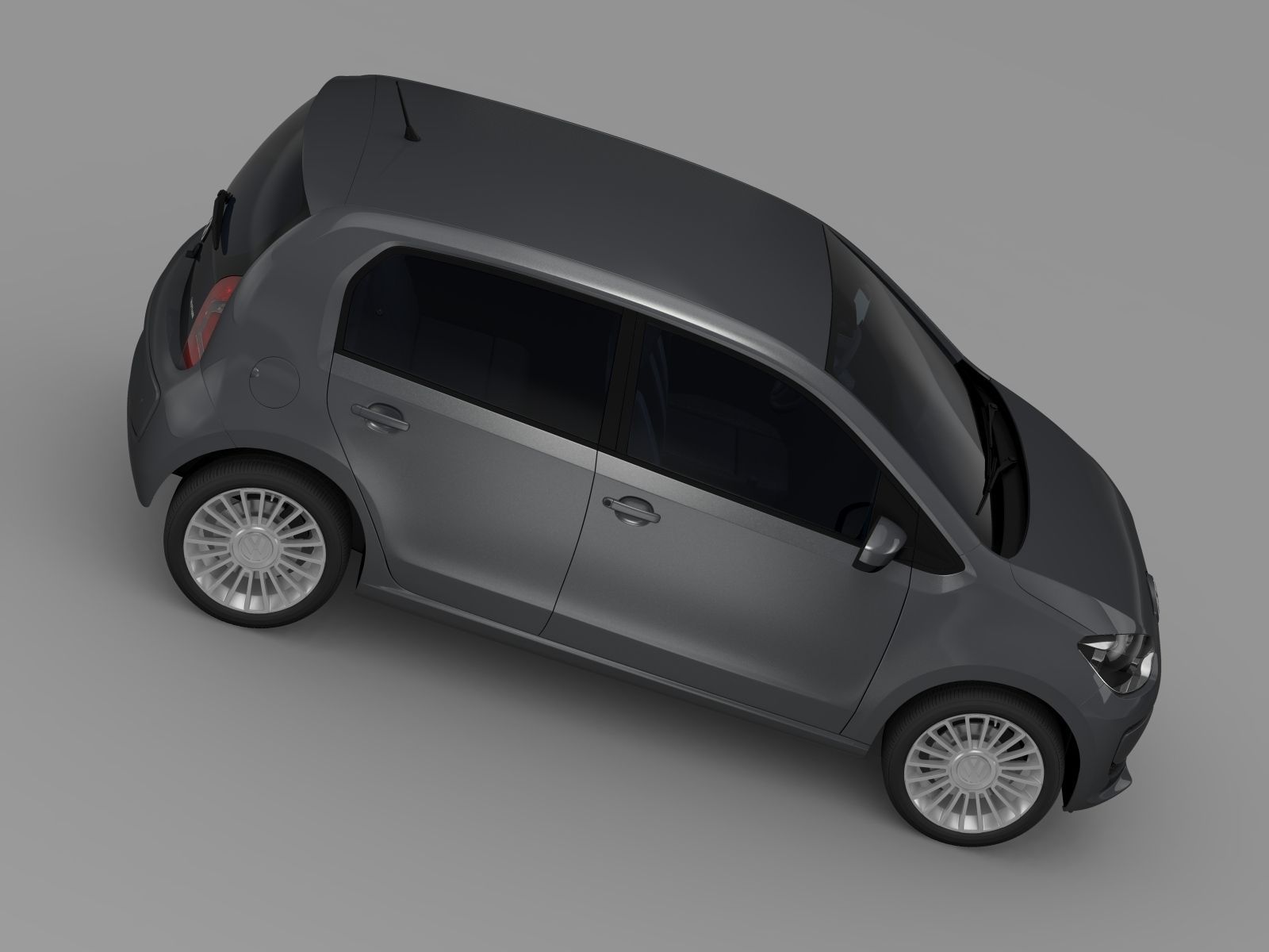 VW High UP 5 door 2014 3D model | CGTrader