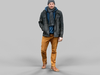 3D model Casual Male Walking Pose VR / AR / low-poly | CGTrader