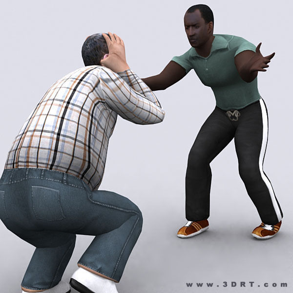 3D model 3DRT - Realpeople Males VR / AR / low-poly rigged animated ...