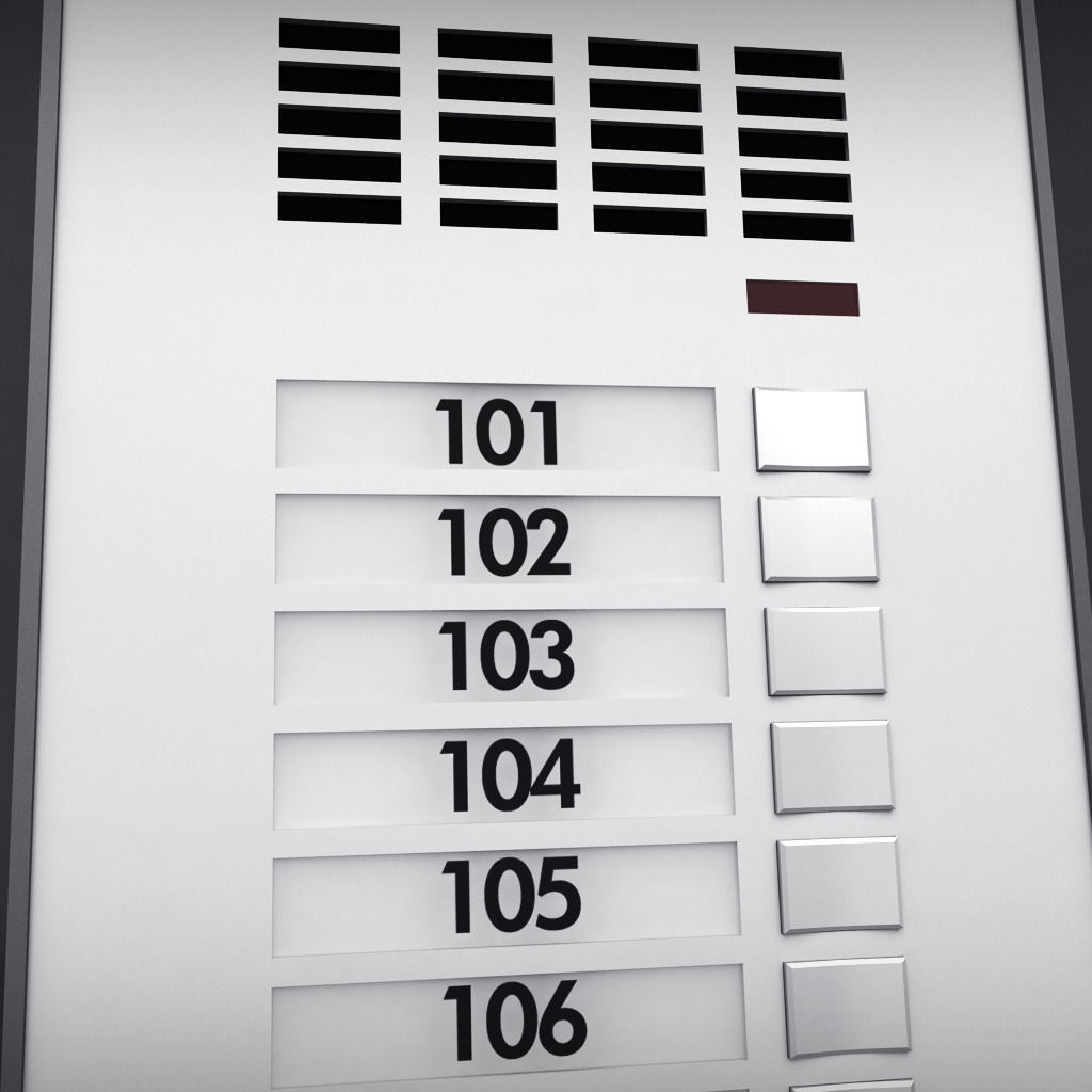 Intercom pack 3D model | CGTrader