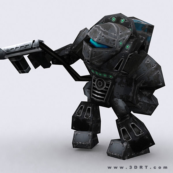 3D model 3DRT - Warbots Infernos VR / AR / low-poly rigged animated ...