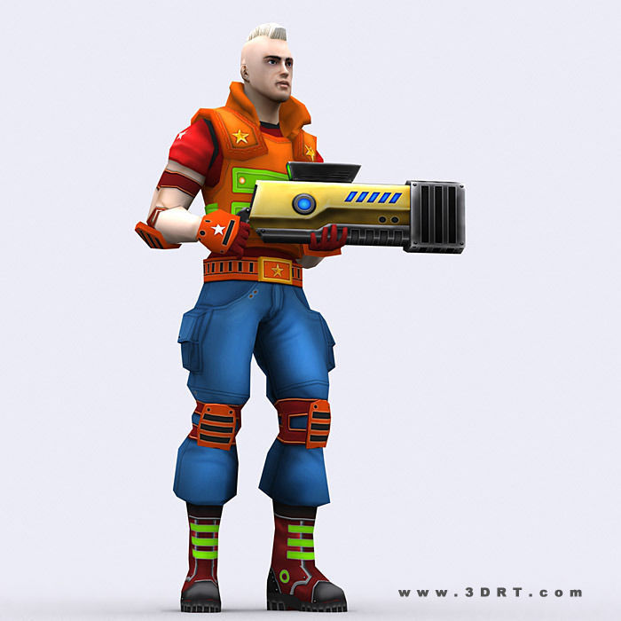 3D model 3DRT - Storm Troopers VR / AR / low-poly rigged animated ...