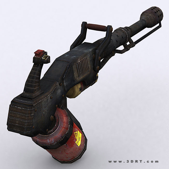 3D model 3DRT - Modern Firearms Animated 2 VR / AR / low-poly rigged ...