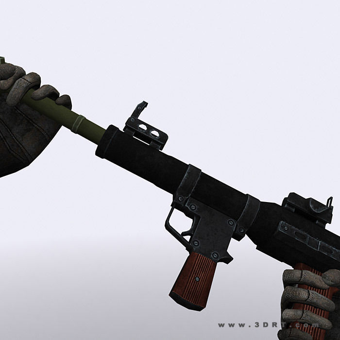 3D model 3DRT - Modern Firearms Animated 2 VR / AR / low-poly rigged ...