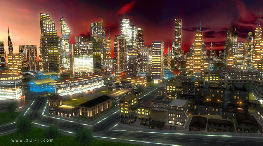 3D model 3DRT - Megacity Construction Kit VR / AR / low-poly | CGTrader