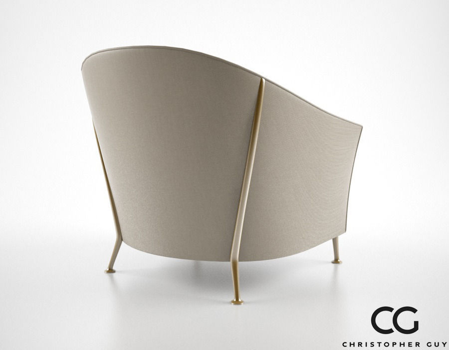 Christopher Guy Alexandrine Armchair 3D model | CGTrader
