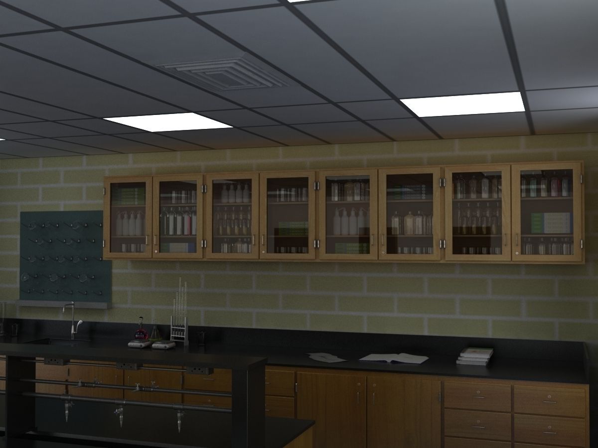 Science Laboratory 02 3D model | CGTrader