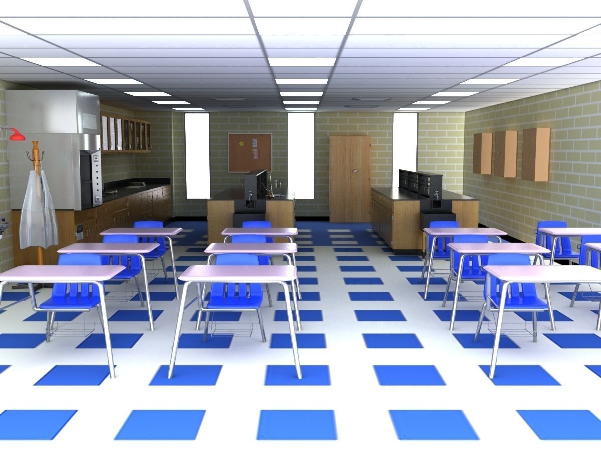 Science Laboratory 02 3D model | CGTrader